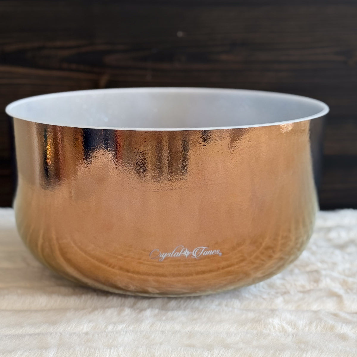 12" F+10 Tibetan Quartz Copper, Palladium Inside, Crystal Tones® Alche ...